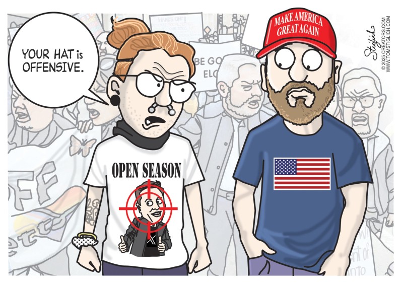 Award-Winning Editorial Cartoonist Tom Stiglich's Latest Work | Light Wave
