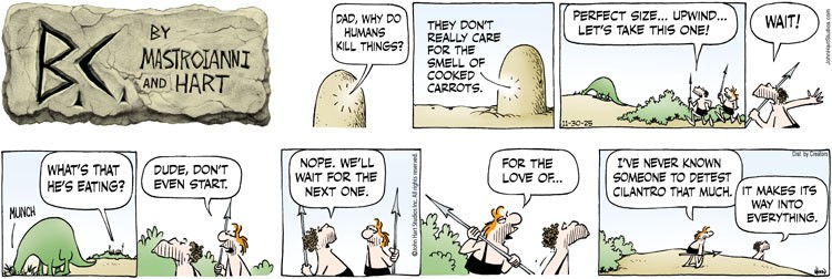 Daily Comics: B.C. by Mastroianni and Hart | Light Wave