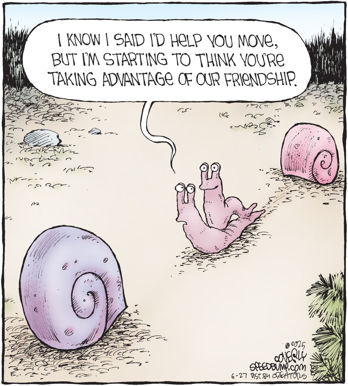 Daily Cartoons: "Speed Bump" by Dave Coverly | Light Wave