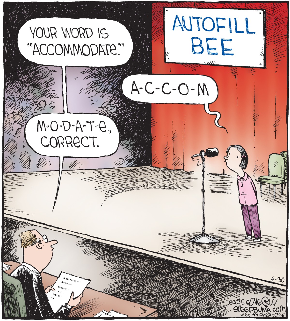 Daily Cartoons: "Speed Bump" by Dave Coverly | Light Wave