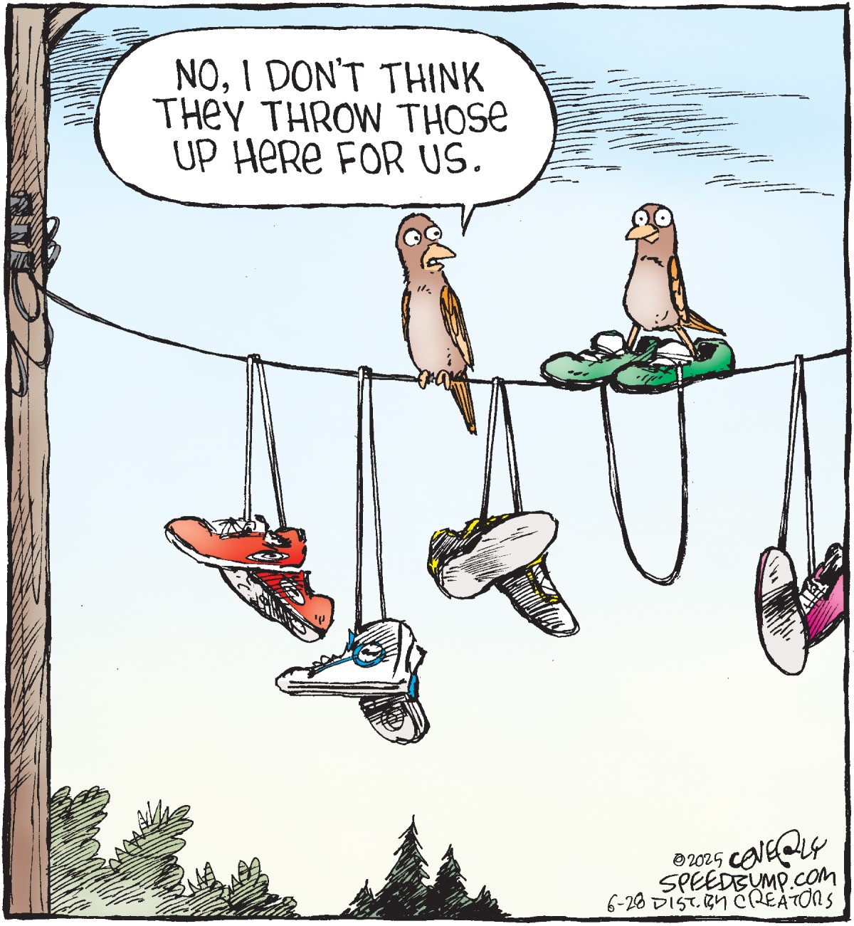 Daily Cartoons: "Speed Bump" by Dave Coverly | Light Wave