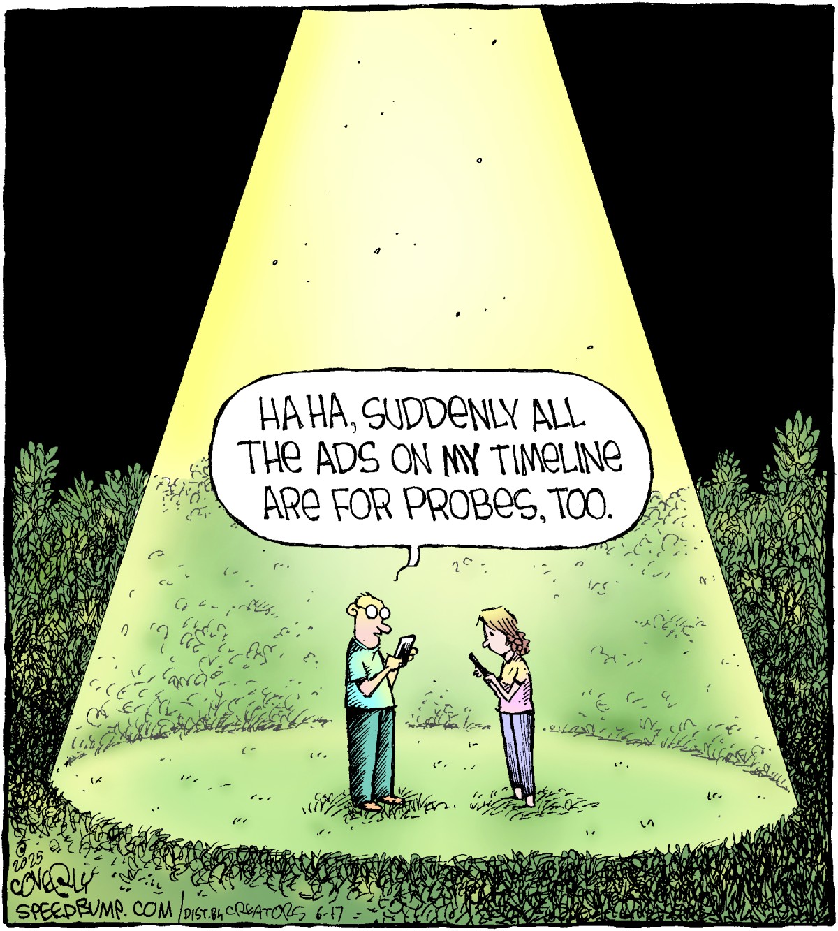 Daily Cartoons: "Speed Bump" by Dave Coverly | Light Wave