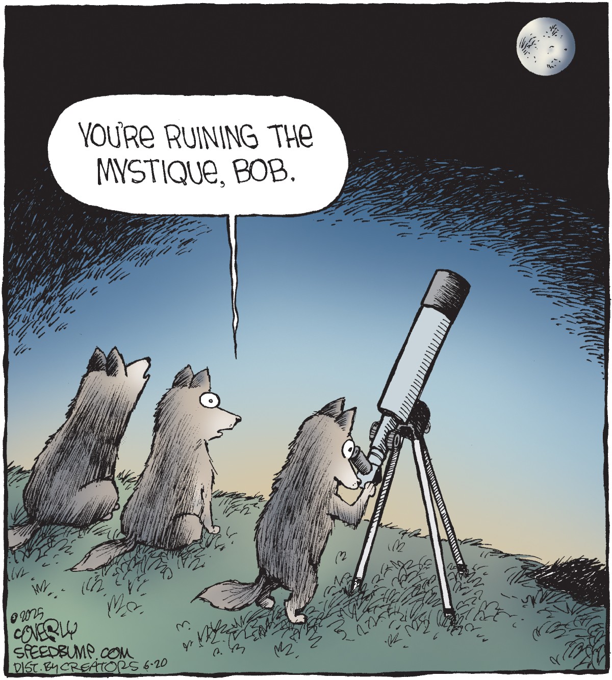 Daily Cartoons: "Speed Bump" by Dave Coverly | Light Wave