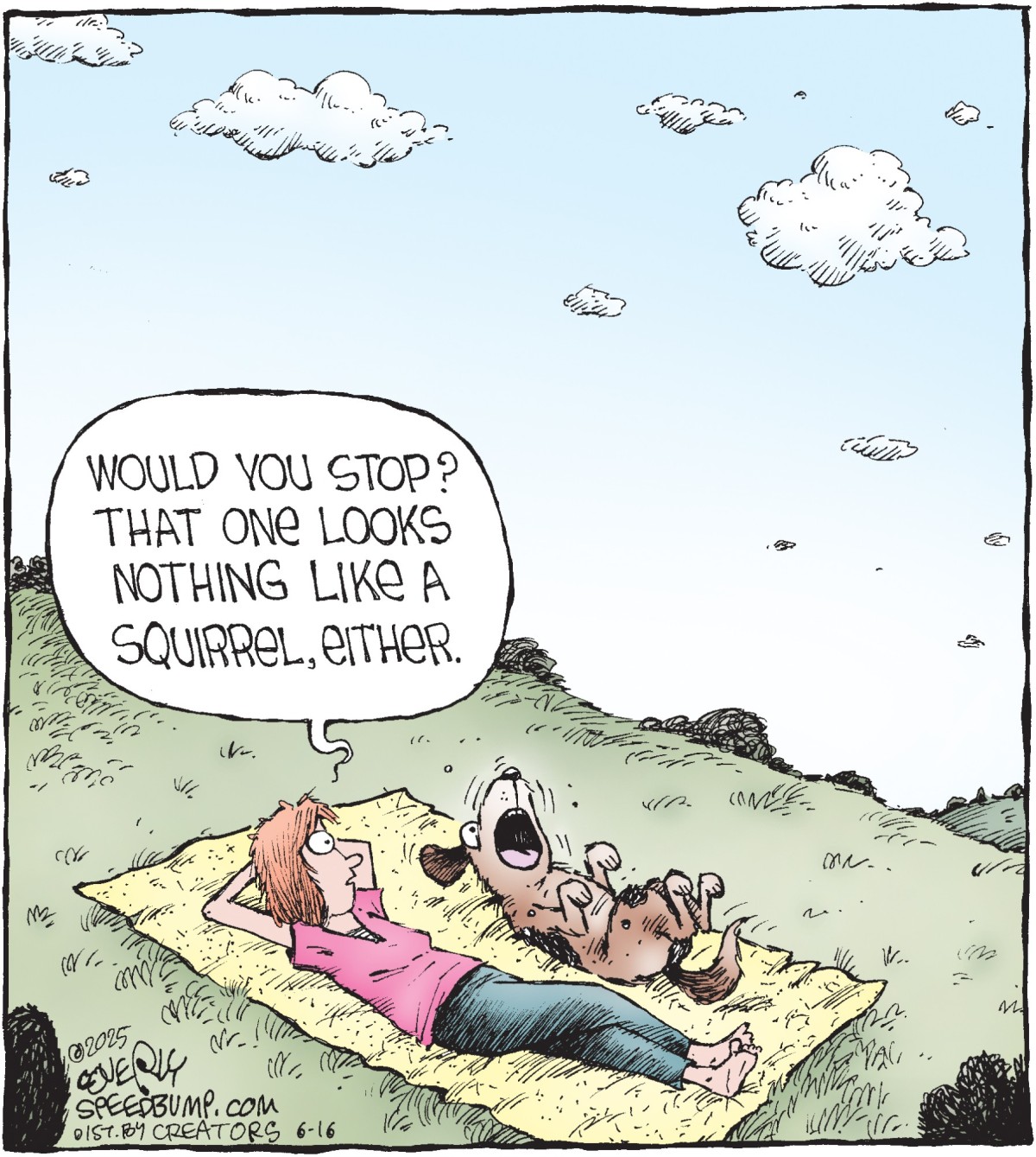 Daily Cartoons: "Speed Bump" by Dave Coverly | Light Wave