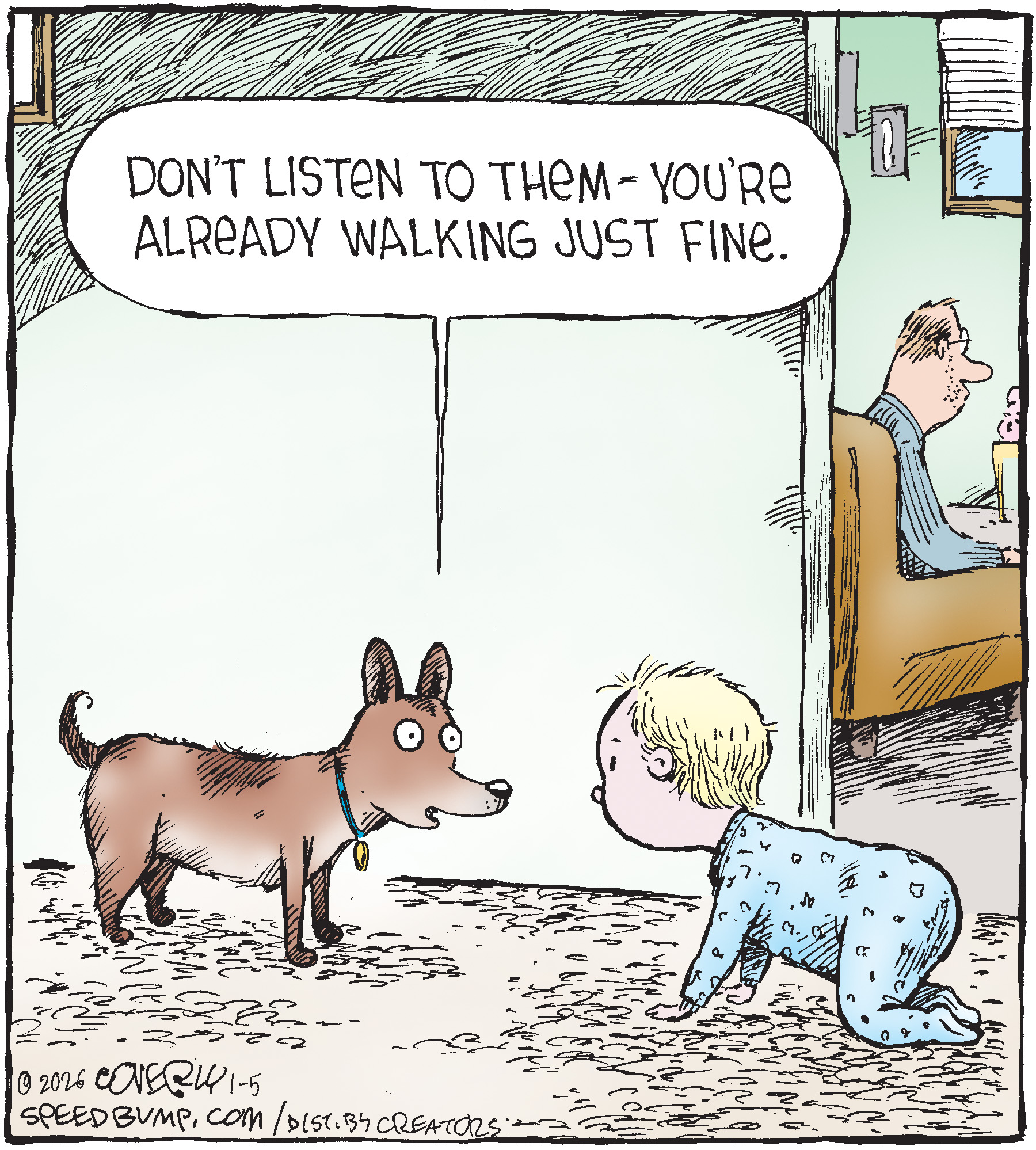 Daily Comics: Speed Bump by Dave Coverly | Light Wave