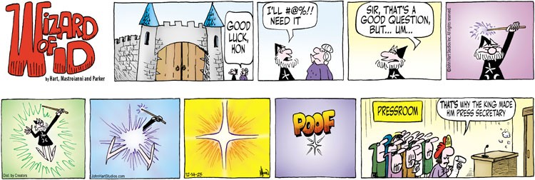 Daily Comics: Wizard of Id by Brant Parker and Johnny Hart | Light Wave