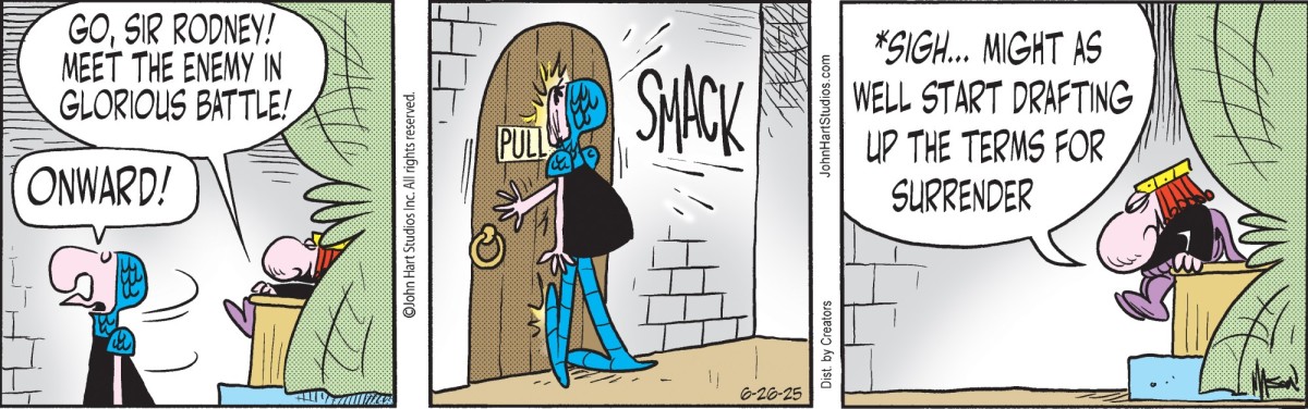 Daily Comics: "Wizard of Id" by Mastroianni & Hart | Light Wave