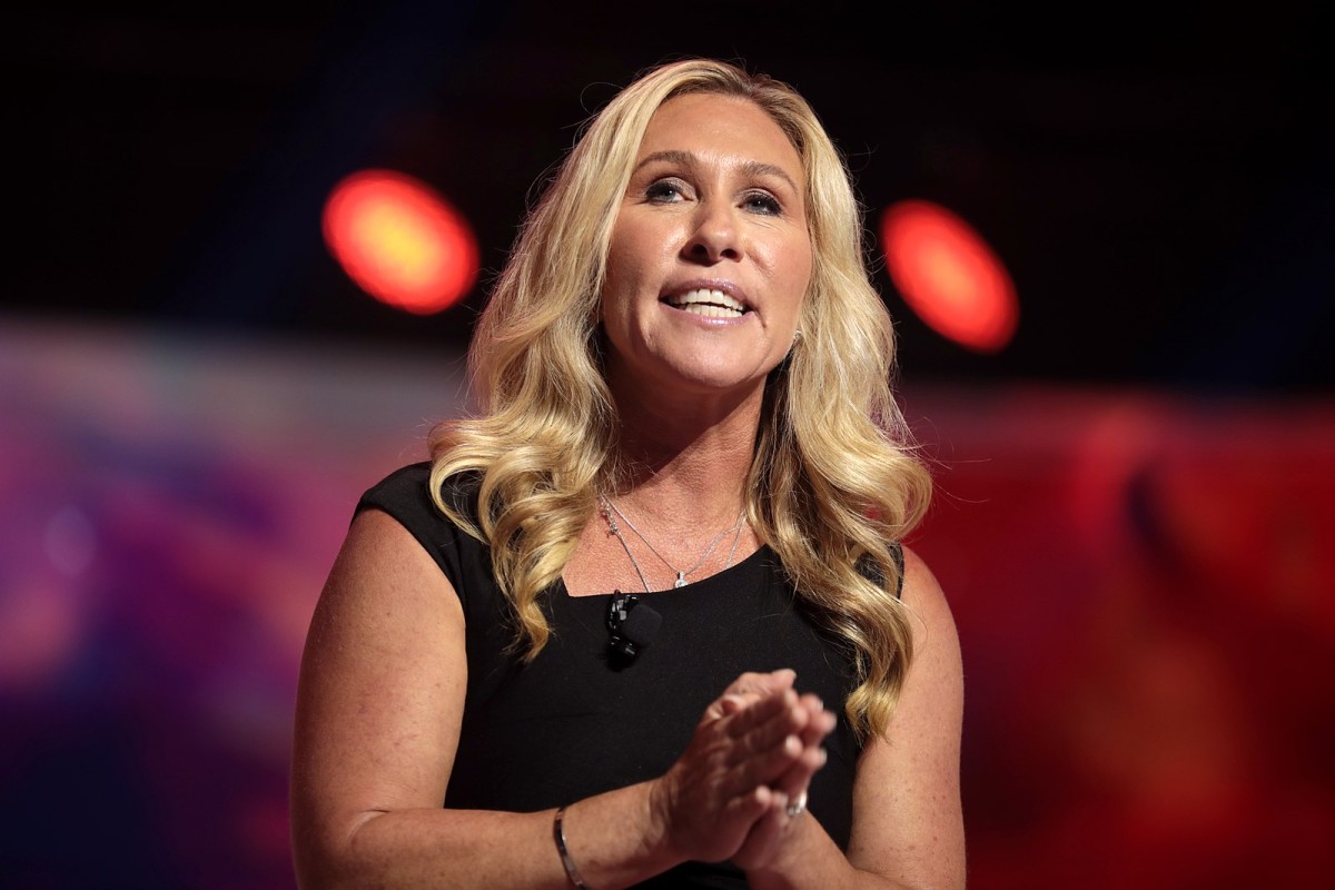 Marjorie Taylor Greene Does Pull-ups to Prove Trump Has 'Strong Women ...