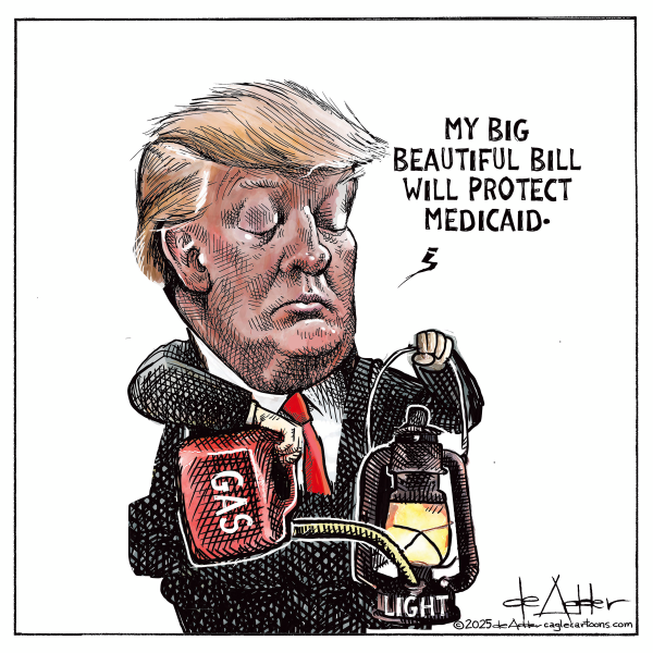 The Latest Political Cartoons From Michael de Adder | Light Wave