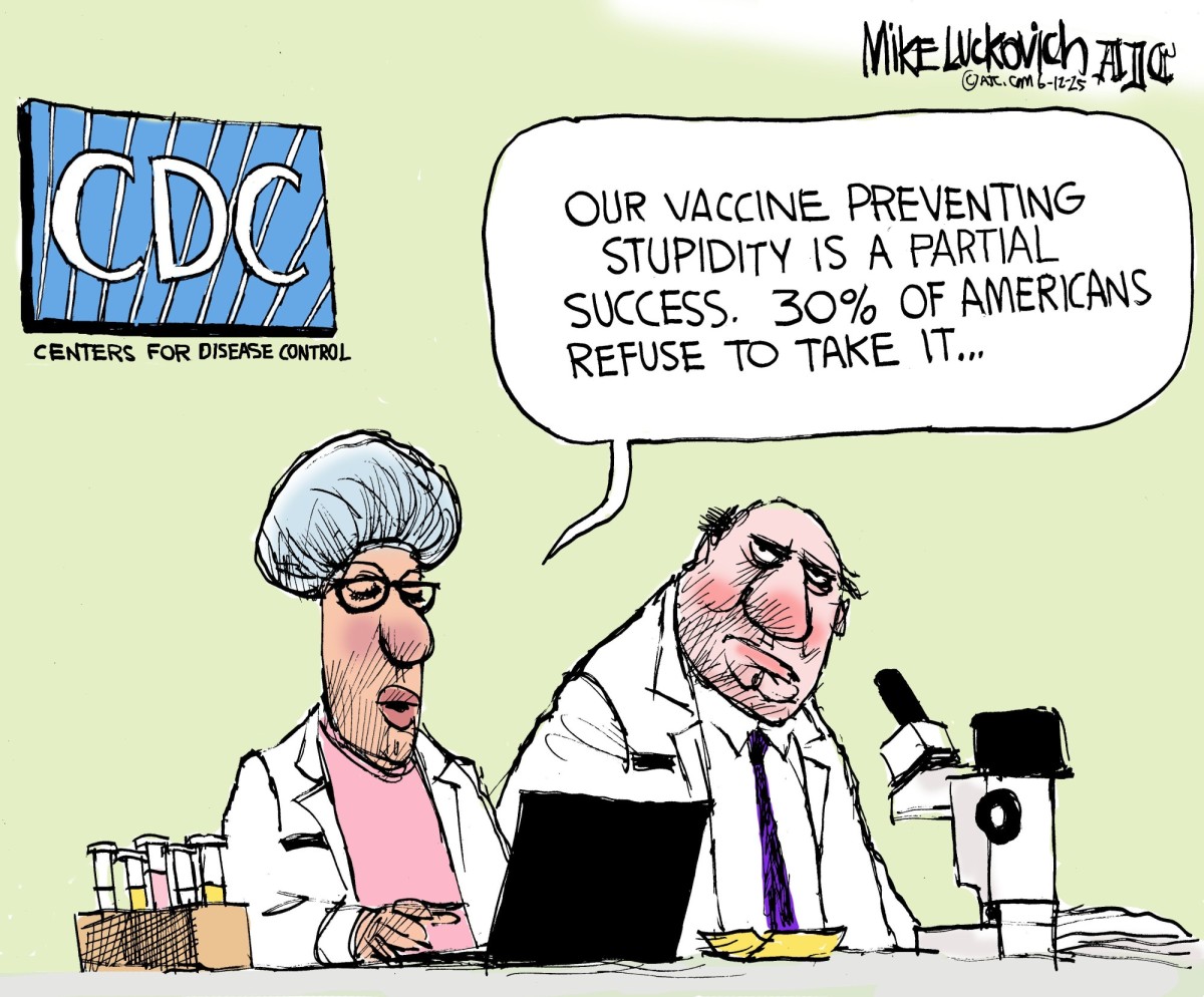 Mike Luckovich's Latest Political Cartoons | Light Wave