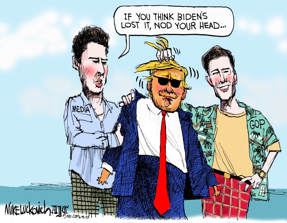 Mike Luckovich's Latest Political Cartoons | Light Wave