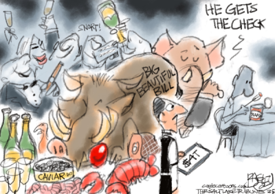 Pat Bagley's Latest Political Cartoons | Light Wave