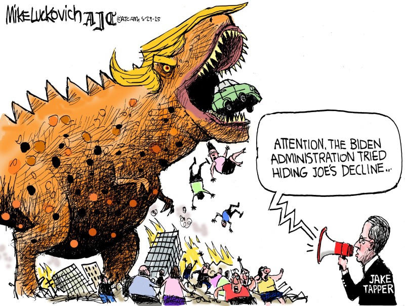 Mike Luckovich's Latest Political Cartoons | Light Wave