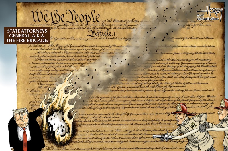 The Latest Political Cartoons From David Horsey | Light Wave