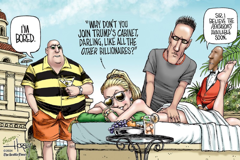 The Latest Political Cartoons From David Horsey | Light Wave