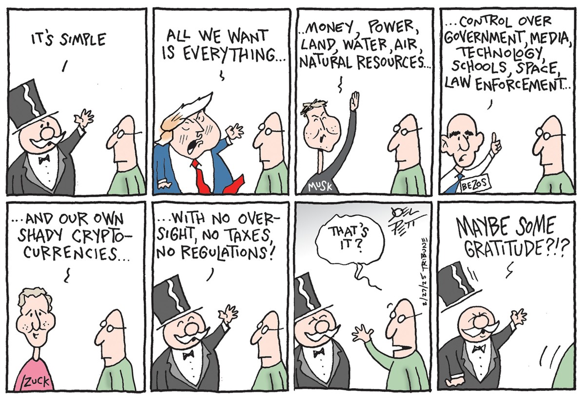 The Latest Political Cartoons From Joel Pett | Light Wave