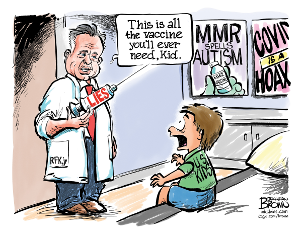 The Latest Political Cartoons From Jonathan Brown | Light Wave