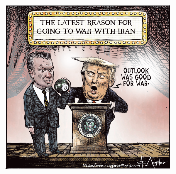 The Latest Political Cartoons from Michael de Adder | Light Wave