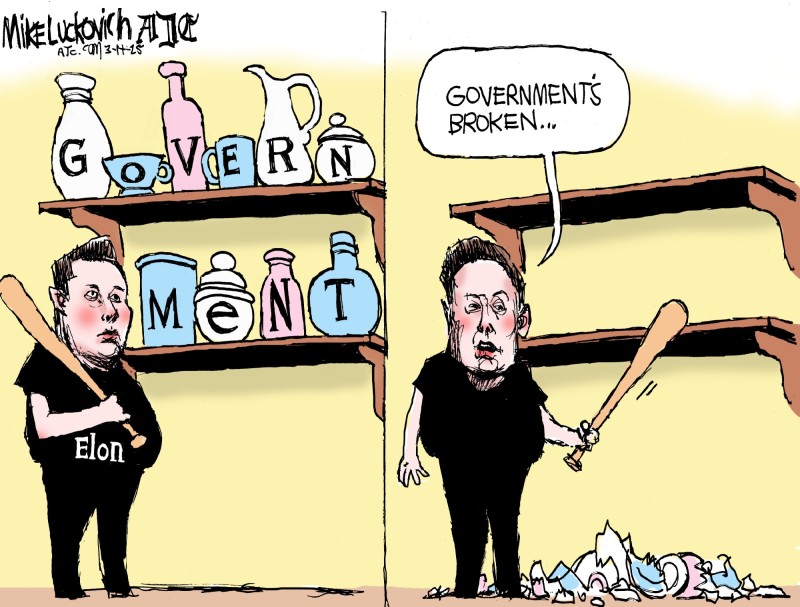 The Latest Political Cartoons From Mike Luckovich | Light Wave