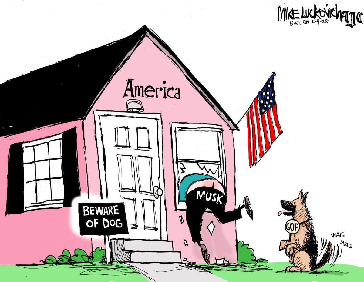 The Latest Political Cartoons From Mike Luckovich | Light Wave