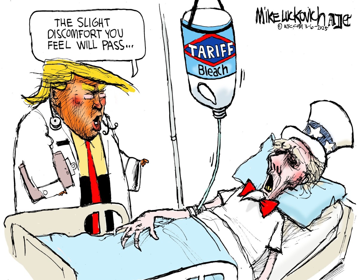 The Latest Political Cartoons From Mike Luckovich | Light Wave