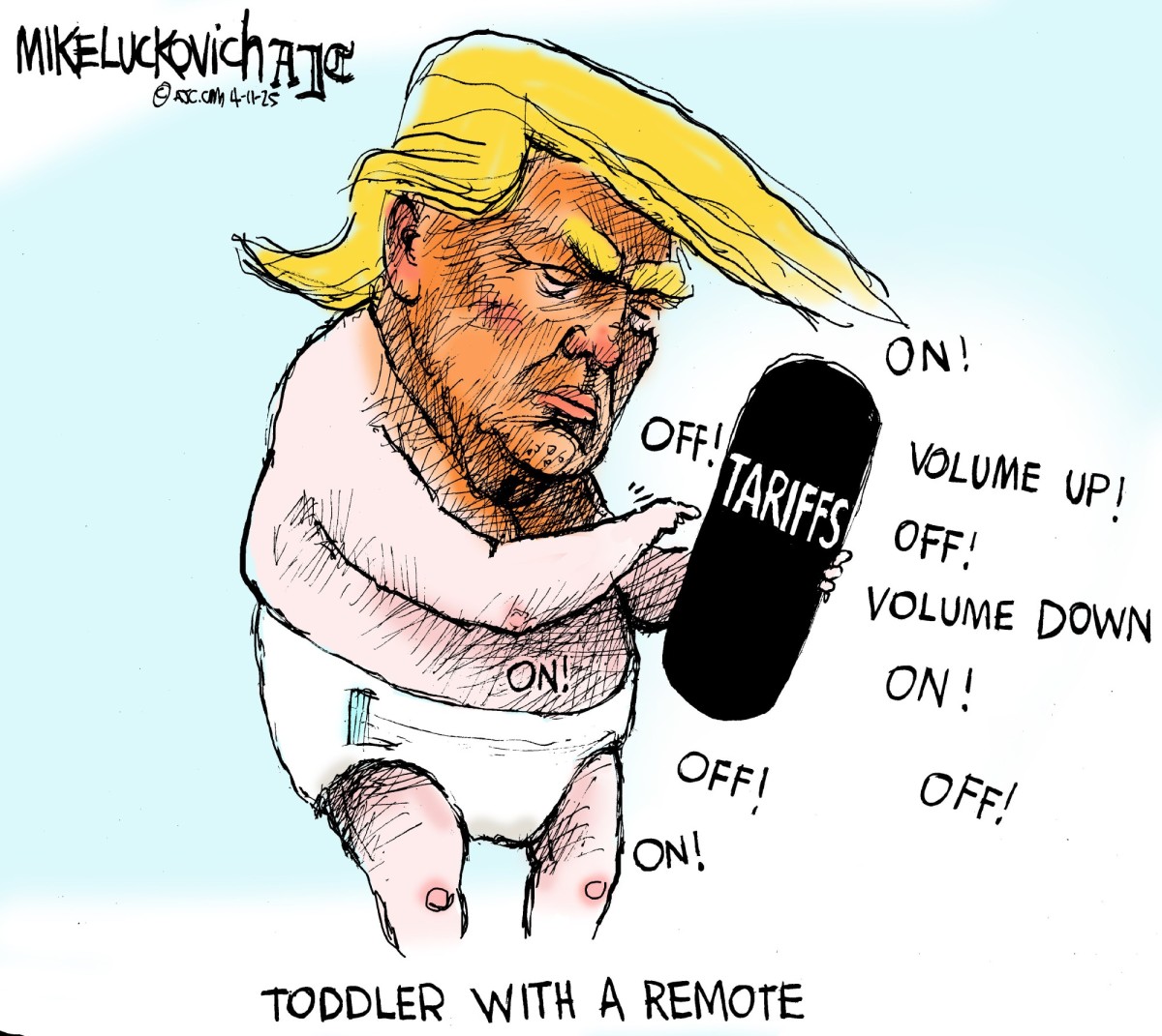 The Latest Political Cartoons From Mike Luckovich | Light Wave