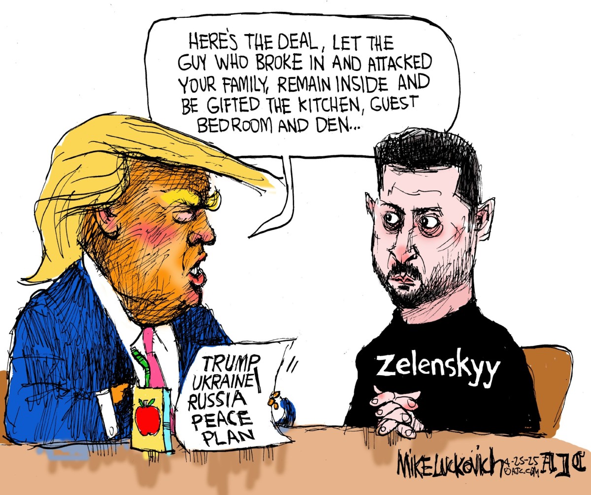 The Latest Political Cartoons From Mike Luckovich | Light Wave