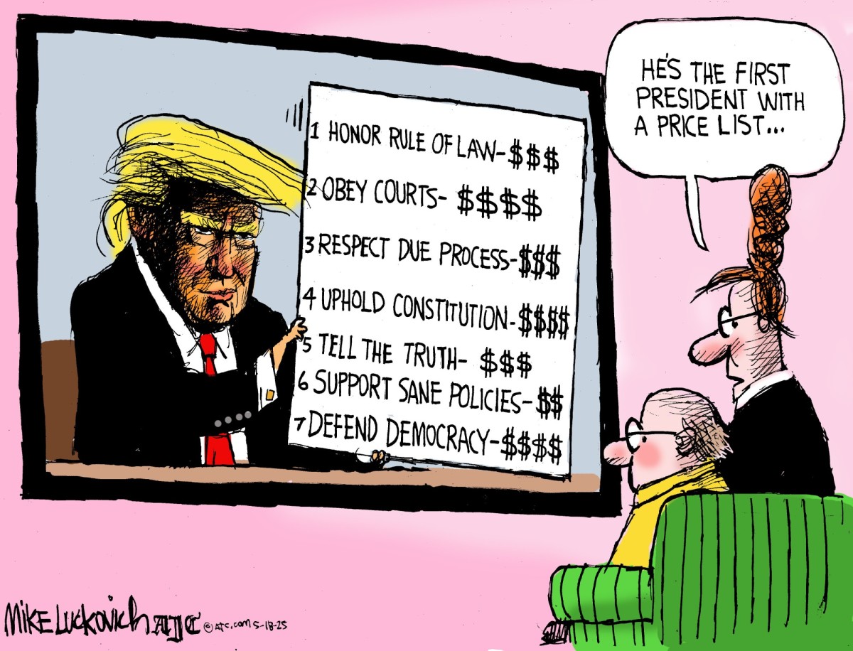 Mike Luckovich's Latest Political Cartoons | Light Wave
