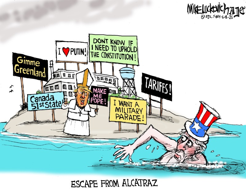 Political Cartoons: Mike Luckovich's Latest | Light Wave