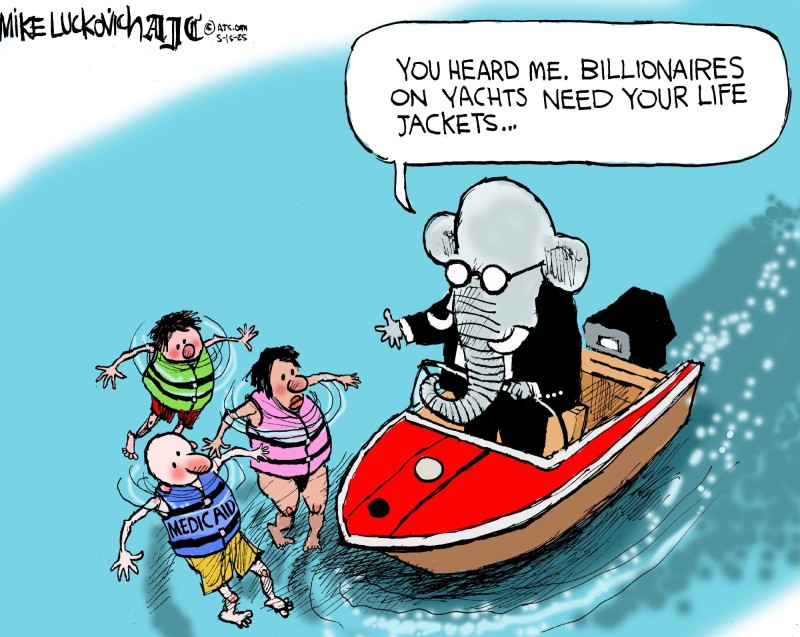 Mike Luckovich's Latest Political Cartoons | Light Wave