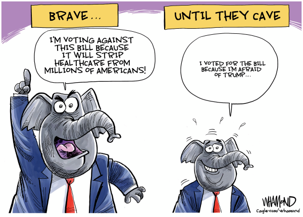 Today's Best Editorial Cartoons From Cagle | Light Wave